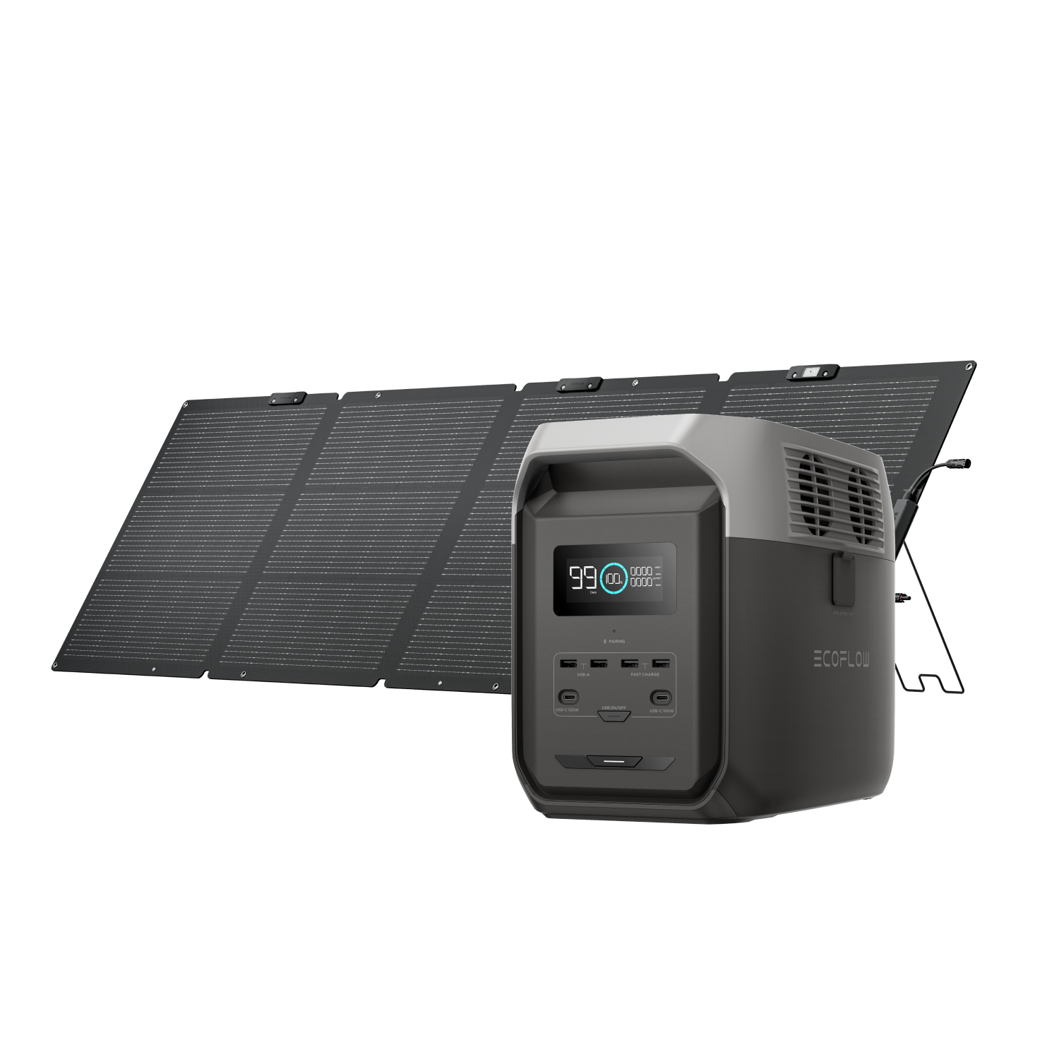 DELTA 3 (1500) Solar Generator (Bi-facial PV220W) | EcoFlow AU