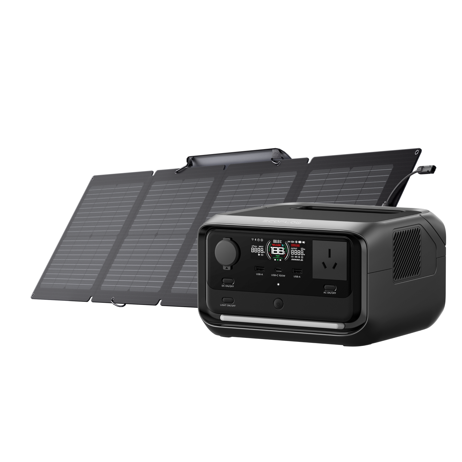 RIVER 3 Plus Series Solar Generator (PV220W) - RIVER 3 Plus +220W Solar ...