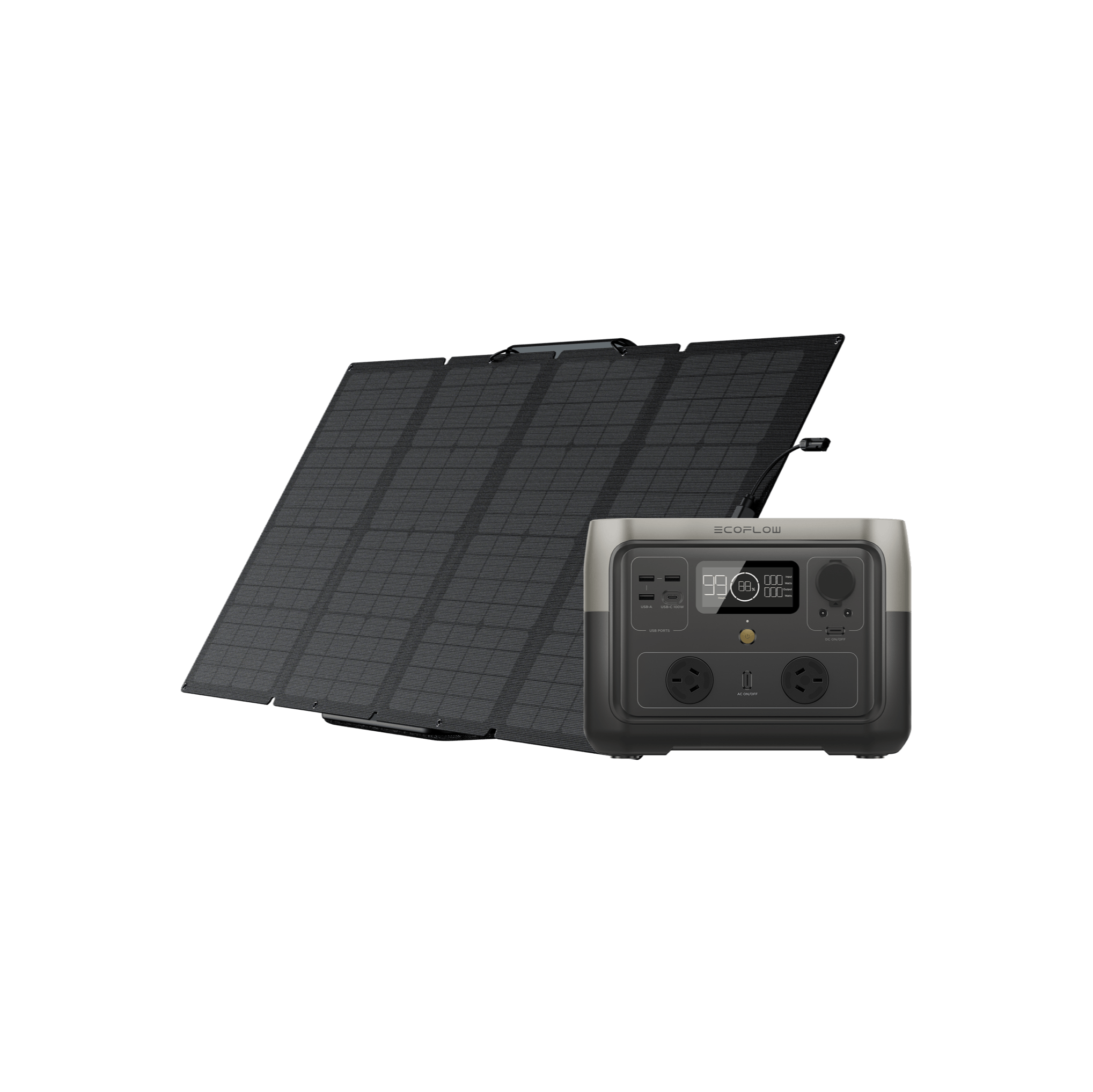 EcoFlow RIVER 2 Max Solar Generator (PV160W) - EcoFlow Australia